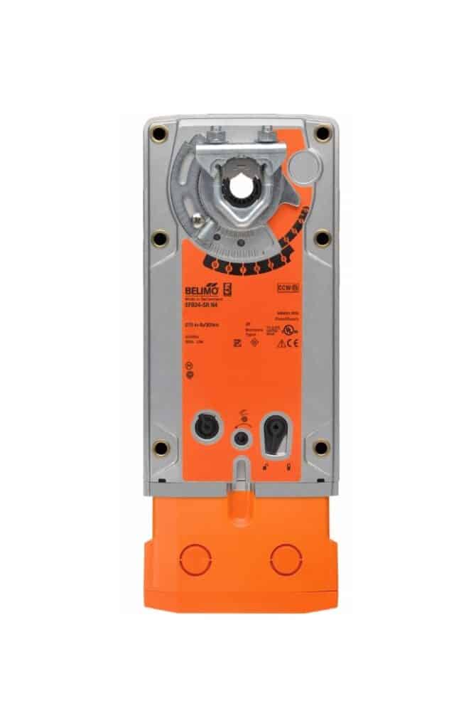 Belimo EFB24-SR N4 Damper Actuator, 270 in-lb, SR, 24V, Modulating ...